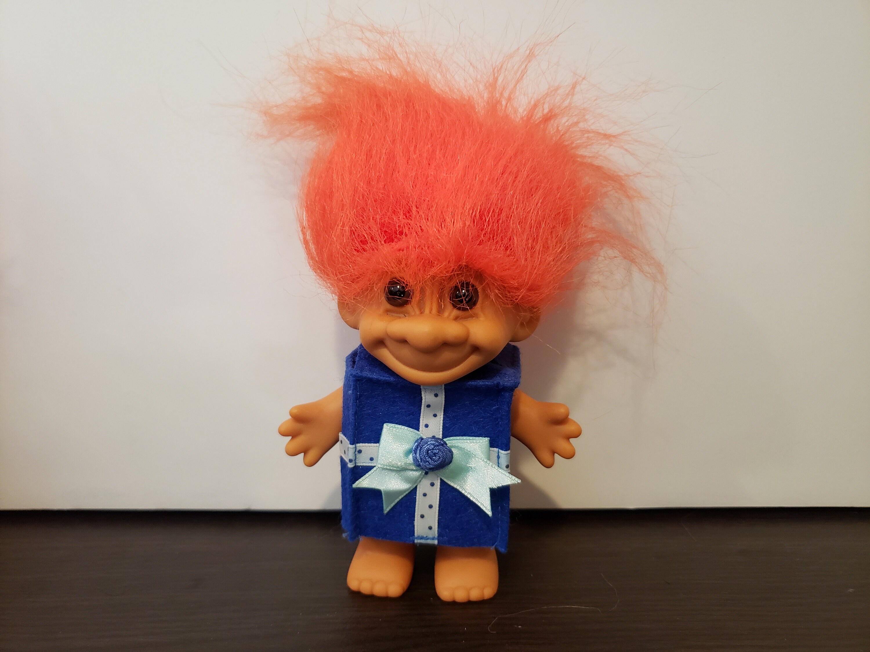 Vintage Russ Troll Doll Happy Birthday Girl Pink Purple Hair | Etsy