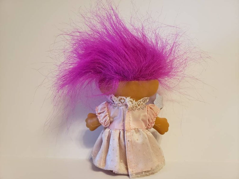 Vintage Russ Troll Doll Princess Fancy Dress Purple Hair | Etsy