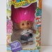 Vintage Ace Novelty Treasure Troll Doll, Orange Hair, Orange Circle ...