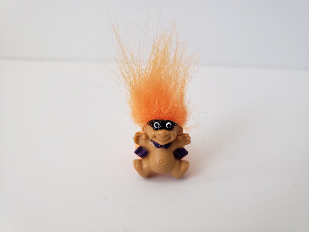 Vintage Halloween Ring, Halloween Troll, Orange Hair Trolls, Trick or ...