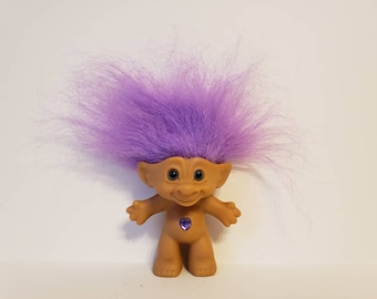 Blue Hair Troll Doll | Etsy