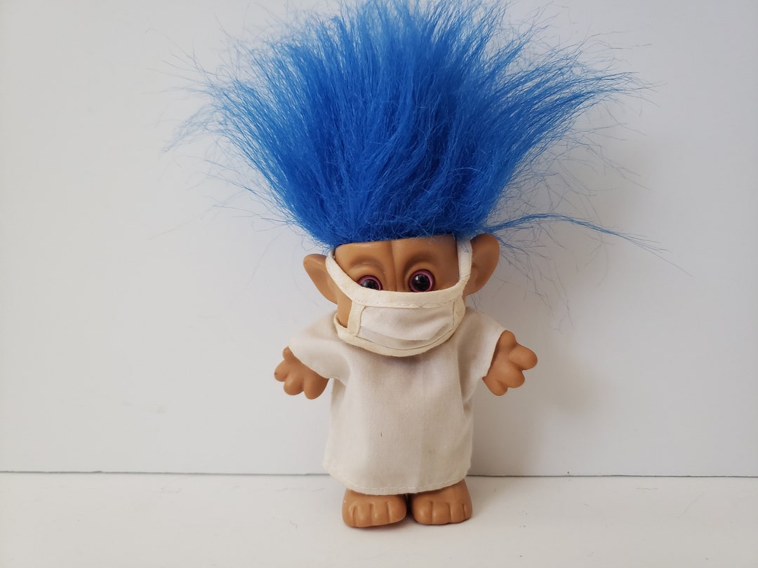 Vintage Troll Doll Doctor Blue Hair Trolls 5 Dr or Surgeon, Nurse - Etsy