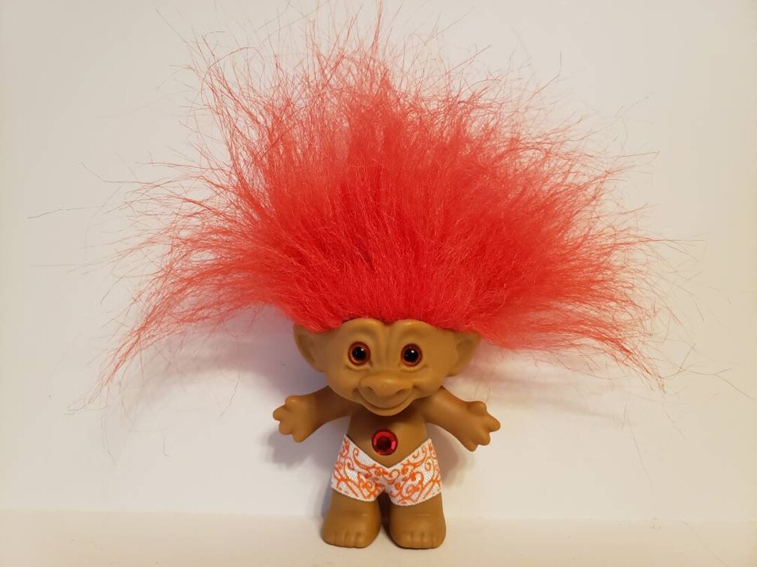 Vintage Ace Novelty Treasure Troll Doll Totally 80s Clothes - Etsy