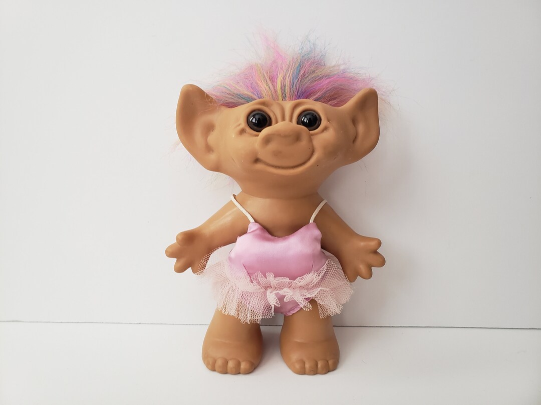 Vintage Wishnik Troll Doll, Uneeda, Double Horseshoe, Ballet Dancer ...
