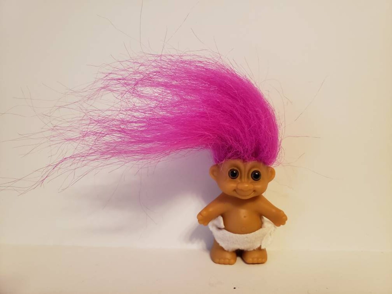 Vintage Russ Troll Doll Baby Orange Pink Purple Yellow - Etsy