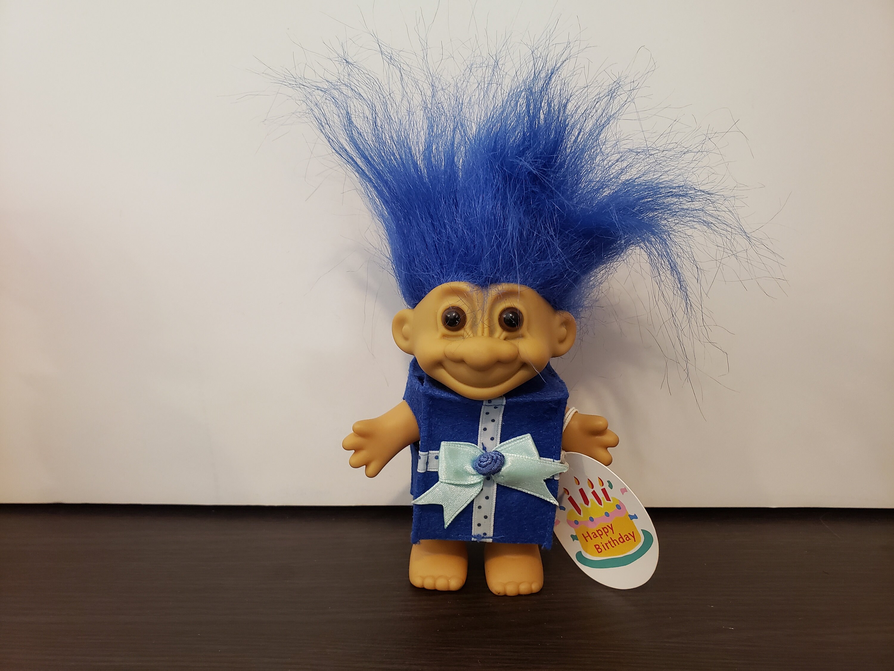 Vintage Russ Troll Doll Happy Birthday Girl Pink Purple Hair | Etsy