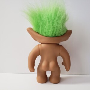 Vintage Ace Novelty Treasure Troll Doll, Green Hair, Green Diamond ...