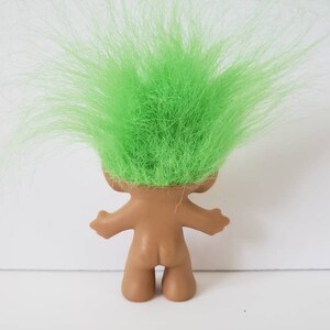Vintage Ace Novelty Treasure Troll Doll Green Hair Clear - Etsy
