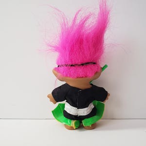 Vintage Ace Novelty Treasure Troll Doll, Pink Hair, Pink Jewel, Pink ...
