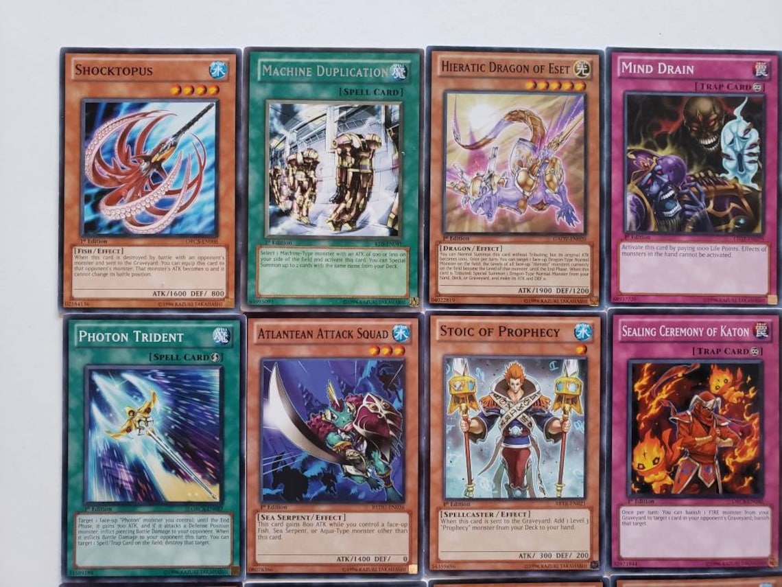 Vintage Lot of Yugioh Cards 1st Edition 1996 Yugioh Cards NM | Etsy