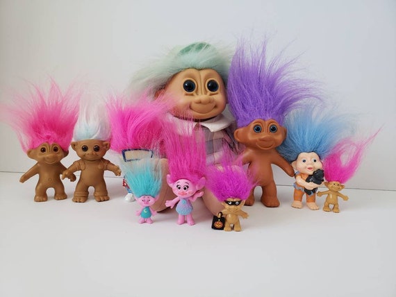 Huge Lot of Vintage Troll Dolls Russ Dam Mini Trolls - Etsy