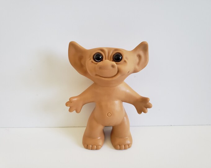 Vintage Wishnik Troll Doll, No Hair, 8 Trolls, Uneeda Troll Dolls ...