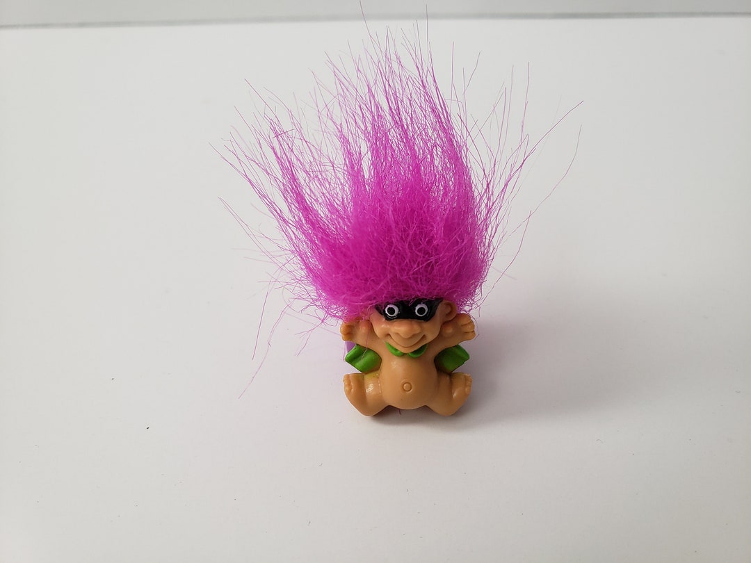 Vintage Halloween Ring, Halloween Troll, Purple Hair Trolls, Trick or ...