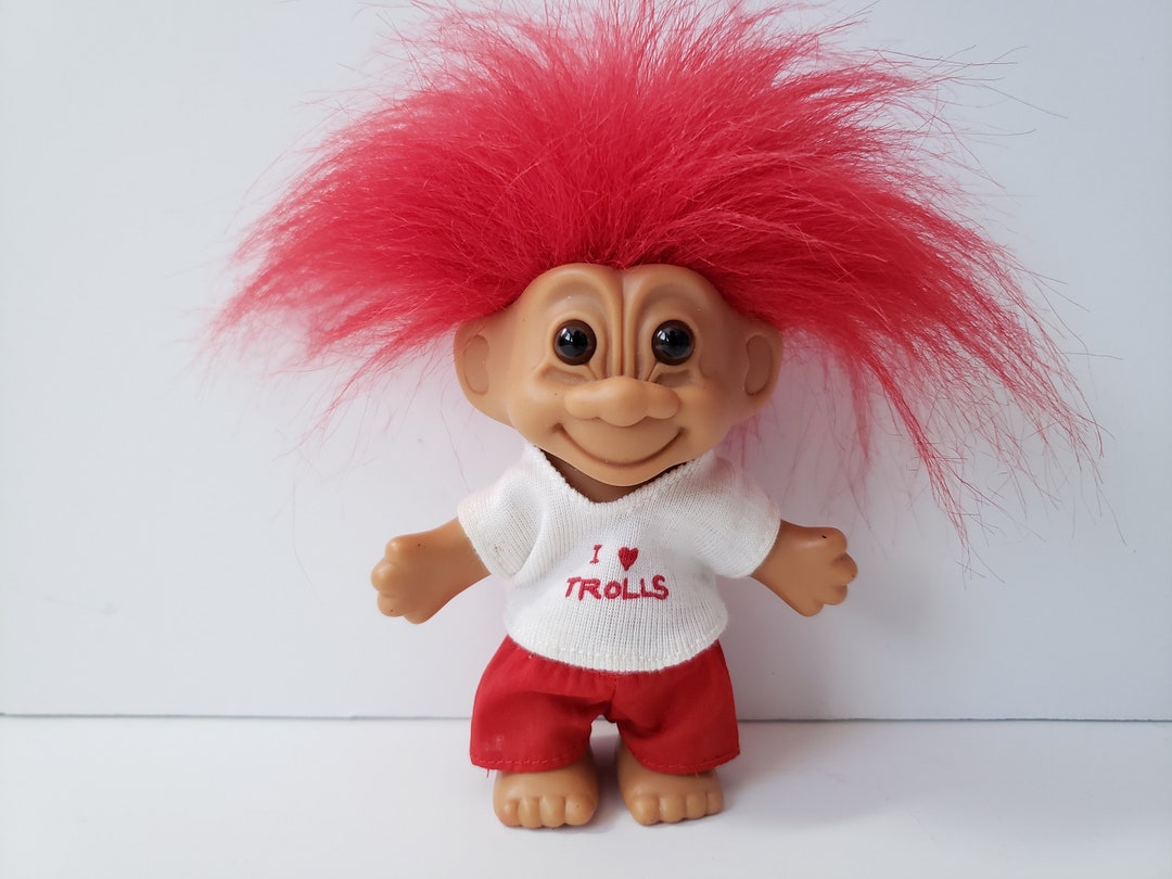 Vintage Russ Troll Doll I Love Trolls 1 Troll Collector - Etsy