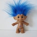 Vintage Ace Novelty Treasure Troll Doll Red Hair Pink Heart - Etsy