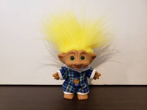 Vintage Ace Novelty Treasure Troll Doll Totally 80s Clothes | Etsy