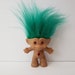 Vintage Ace Novelty Treasure Troll Doll, Purple Hair, Purple Diamond ...