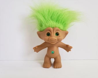 Vintage Troll Dolls 3 Mini Treasure Trolls Ace Novelty 1.5 - Etsy