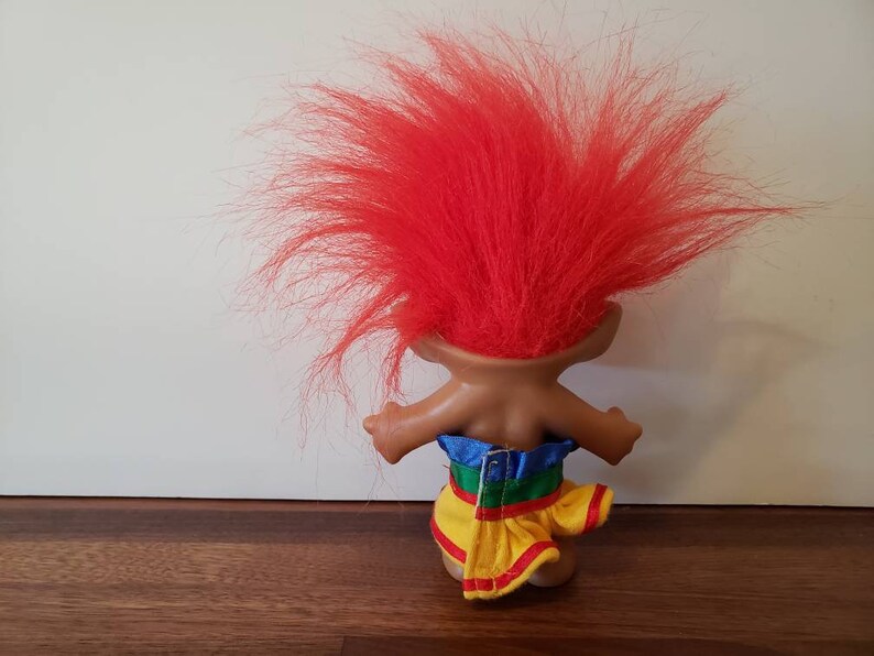 Vintage Ace Novelty Treasure Troll Doll Girl in Totally 80s | Etsy