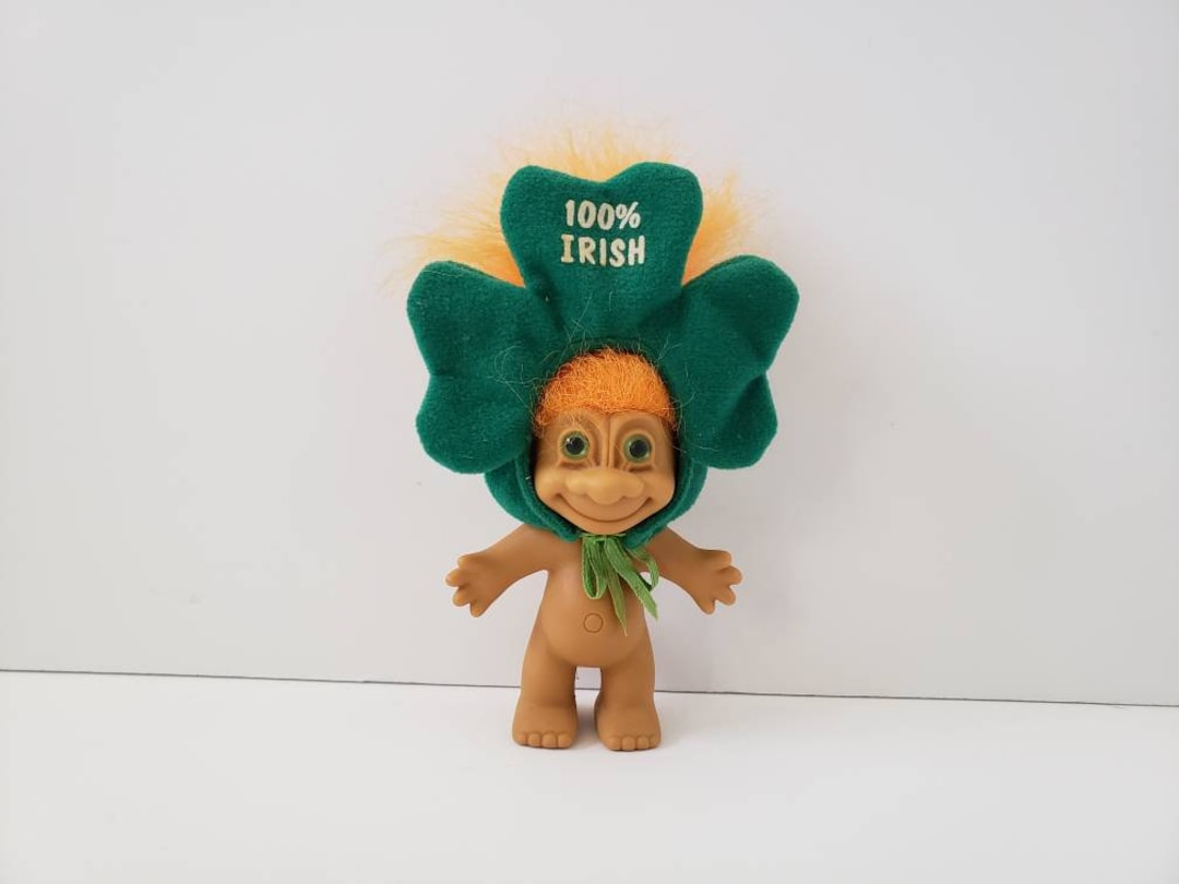 Vintage Russ Troll Doll: 100% Irish Shamrock, Orange Hair, 5" - Etsy