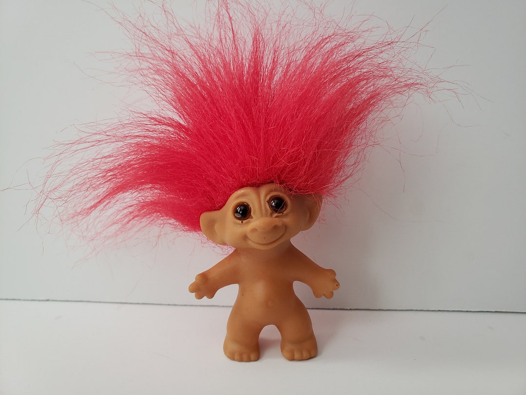 Vintage Tab Troll Doll, Red Hair, 3 Trolls - Etsy