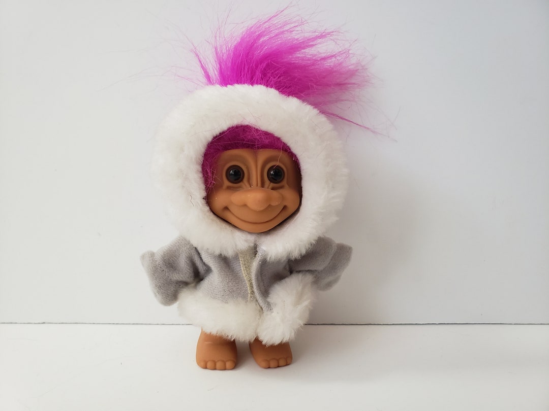 Vintage Russ Troll Doll, Around the World, Iceland, Winter Troll ...