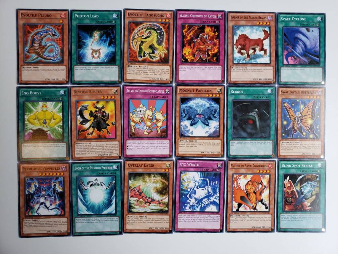 Vintage Lot of Yugioh Cards 1st Edition 1996 Yugioh Cards NM | Etsy