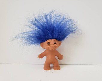 Blue Hair Troll - Etsy