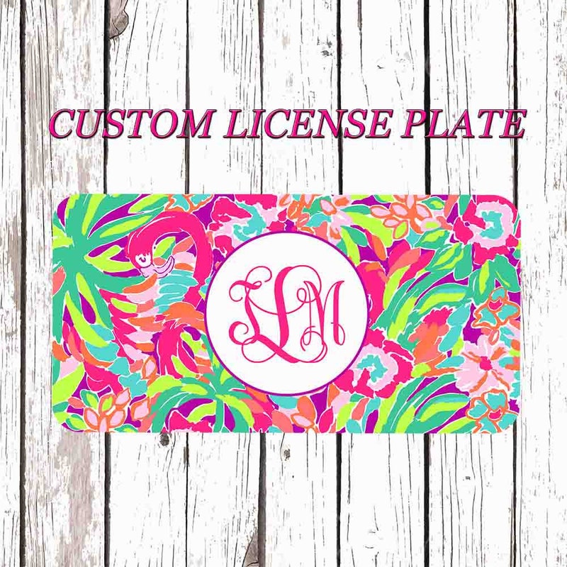 Monogrammed Plate - Etsy