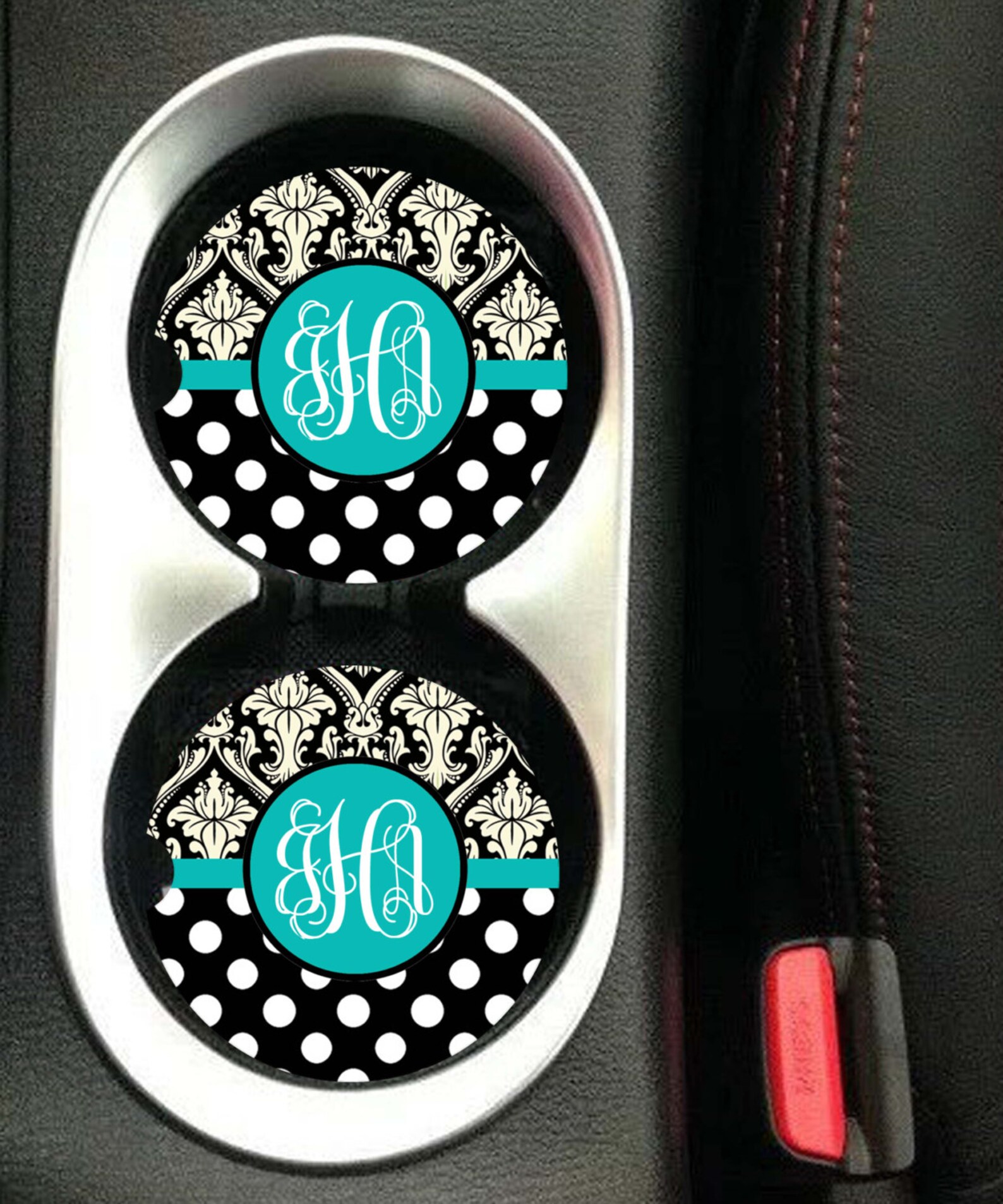 Car Coaster Monogrammed,personalized Car Coaster,monogram Car Coaster ...