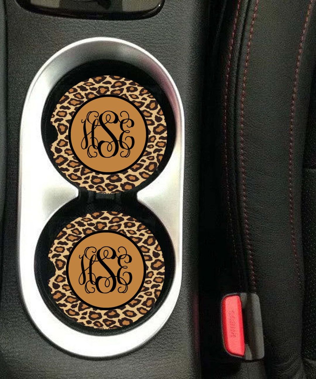 Car Coaster Monogrammed,personalized Car Coaster,monogram Car Coaster ...