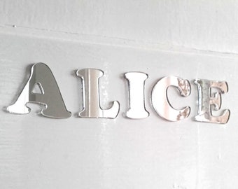 Mirror letters | Etsy