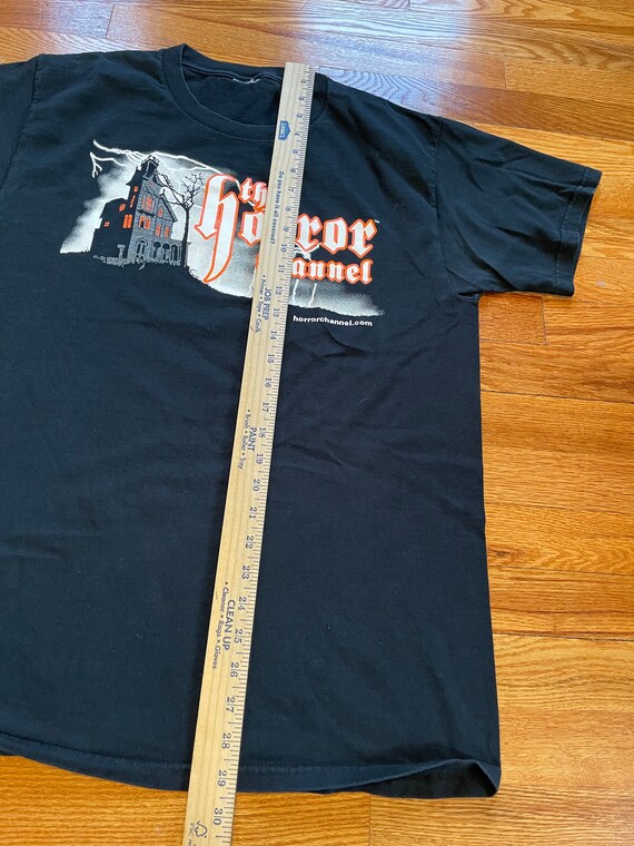 00s The Horror Channel vintage t-shirt rare movie pro… - Gem