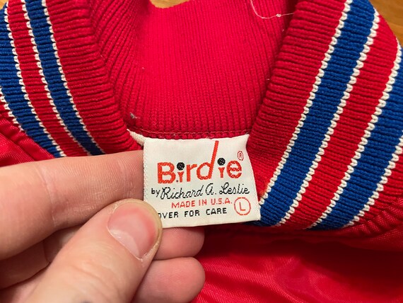 1984 80s chain stitch pee wee baseball button up wind… - Gem