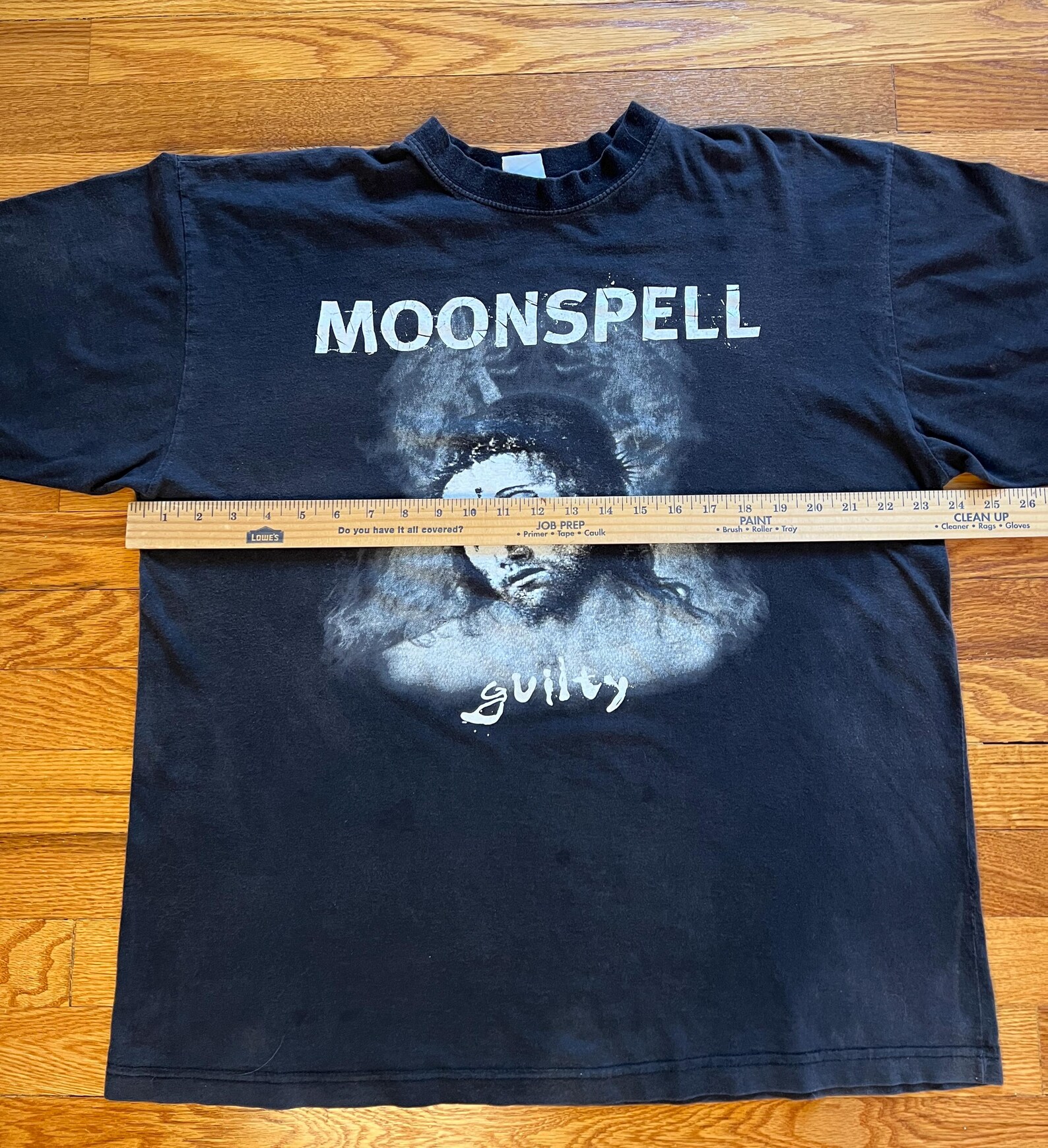 90s Moonspell Guilty Vintage T-shirt Rare Band Tee Gothic Metal ...