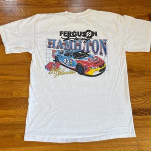 90s Bobby Hamilton Ferguson Racing Vintage T-shirt Nascar Racing STP ...