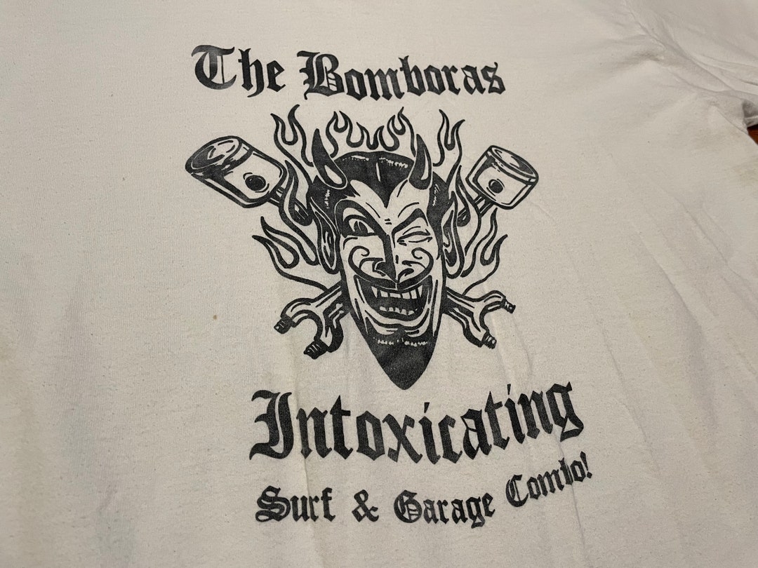90s the Bomboras “intoxicating Surf and Garage Combo!” Vintage T-shirt ...