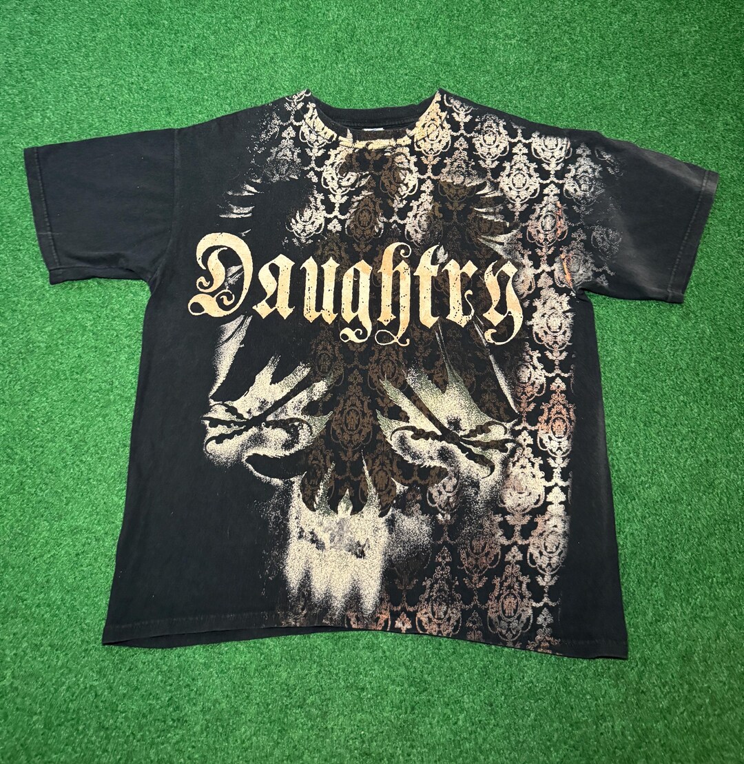 Vintage Y2K Daughtry T-shirt, Singer Band Affliction MMA Style Creed ...