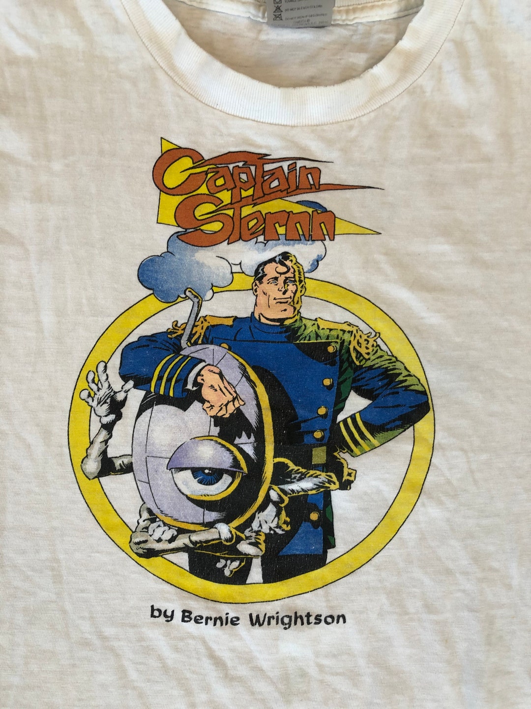 1992 Captain Sternn Vintage T-shirt Bernie Wrightson Tundra Publishing ...
