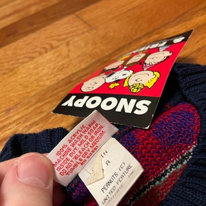 WOW 80s/90s Snoopy & Friends Oversized Sweater DEADSTOCK New With Tags ...