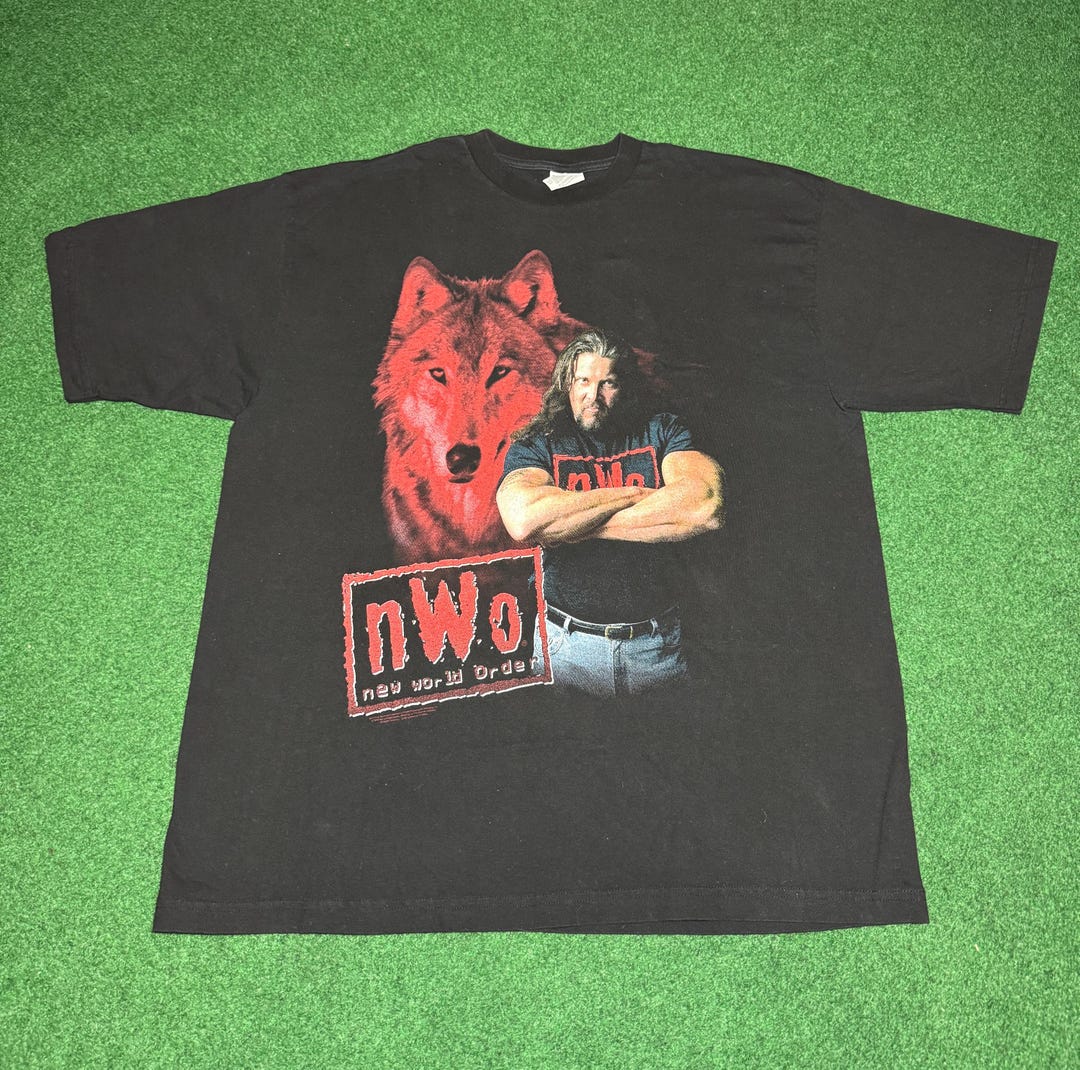 1998 90s Kevin Nash WCW Wrestling T-shirt Rare Vintage XXL 2XL WWF Nwo ...