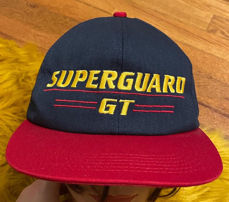 90s Superguard GT Hat, Blue & Red NASCAR Snapback - Etsy Australia
