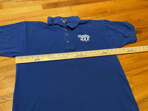 authentic 90s video store uniform polo shirt blockbus… - Gem