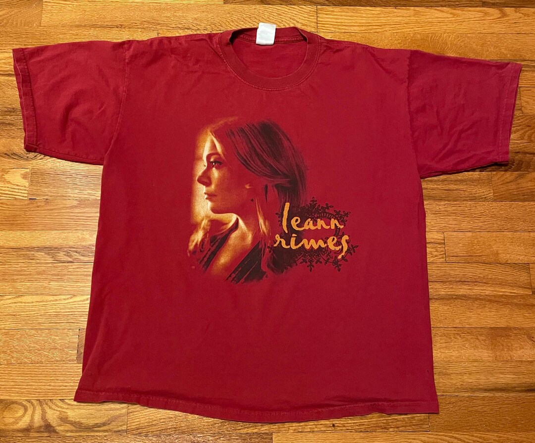 90s/y2k Leann Rimes Vintage T-shirt Rare Singer Country XL Tour Sheryl ...