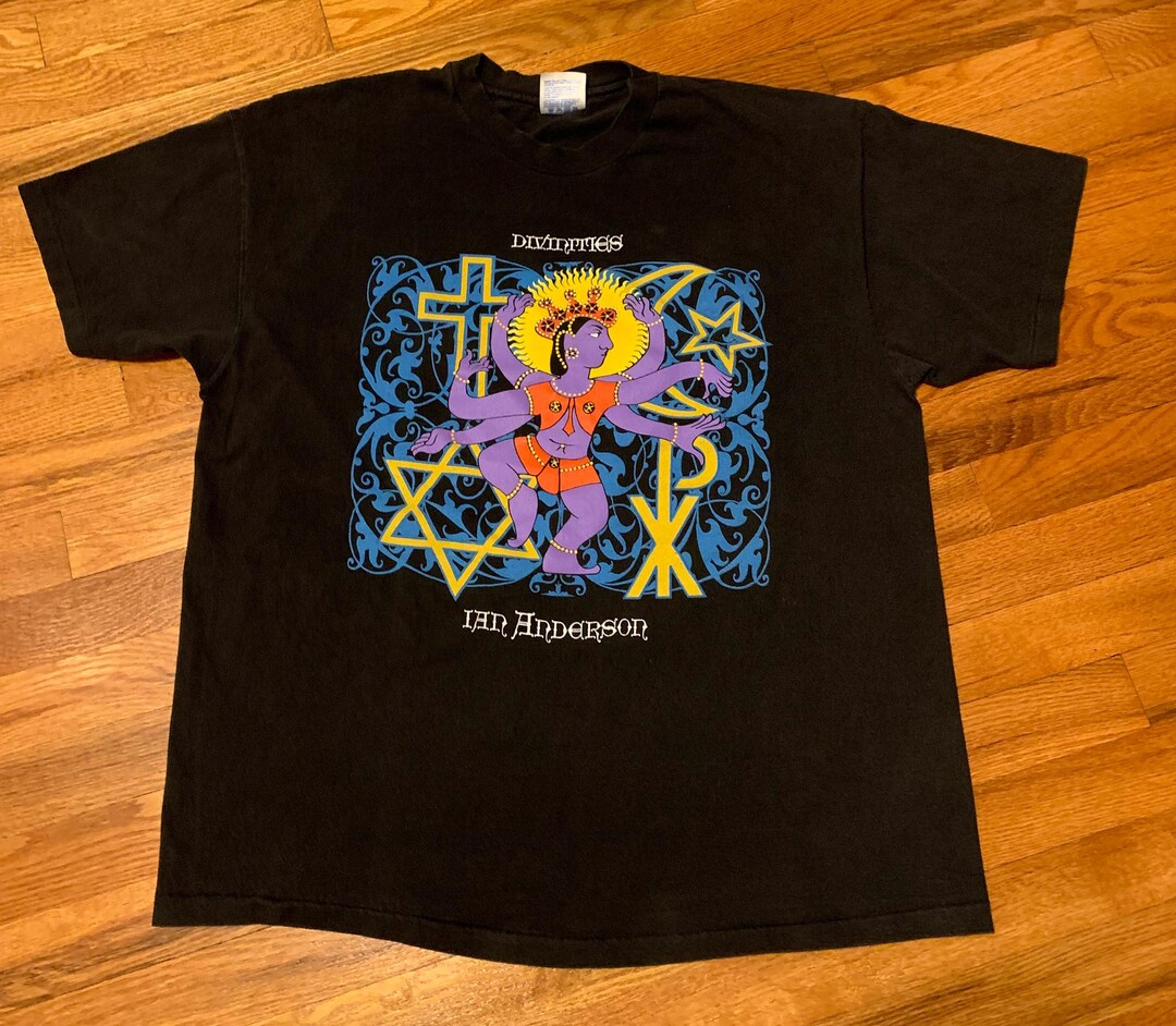 1995 Ian Anderson divinities Europe Tour Vintage T-shirt Extremely Rare ...
