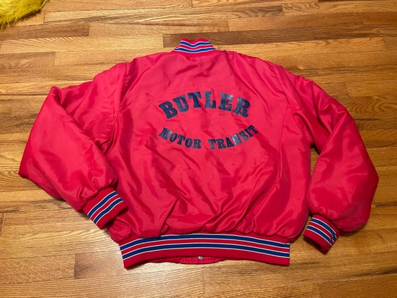 1984 80s chain stitch pee wee baseball button up wind… - Gem