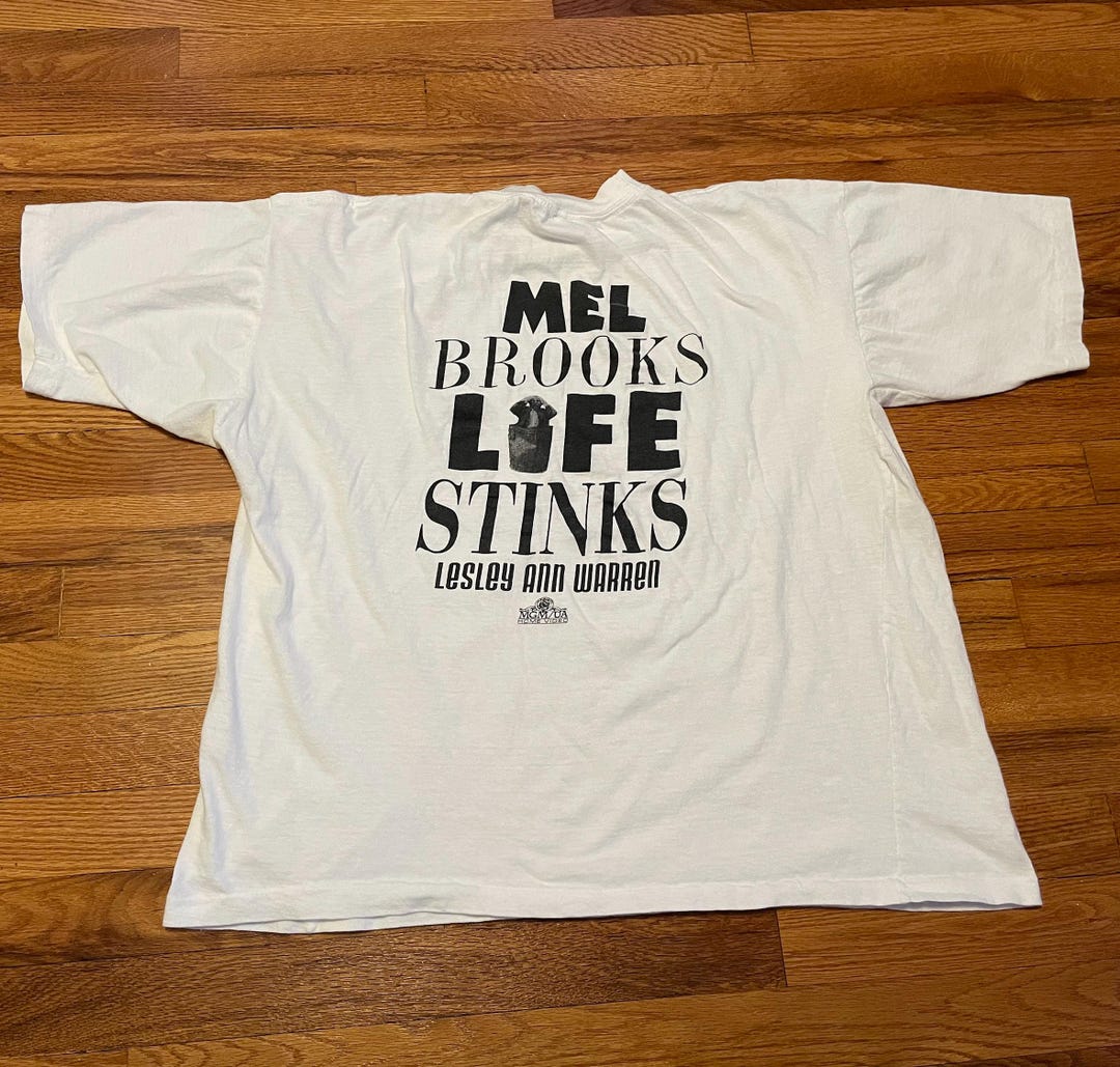 1991 Mel Brooks Life Stinks Vintage T-shirt Rare Movie Promo Video ...