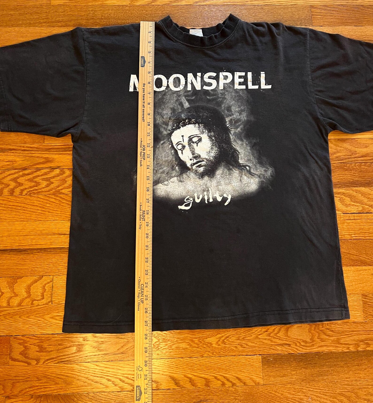 90s Moonspell Guilty Vintage T-shirt Rare Band Tee Gothic Metal ...