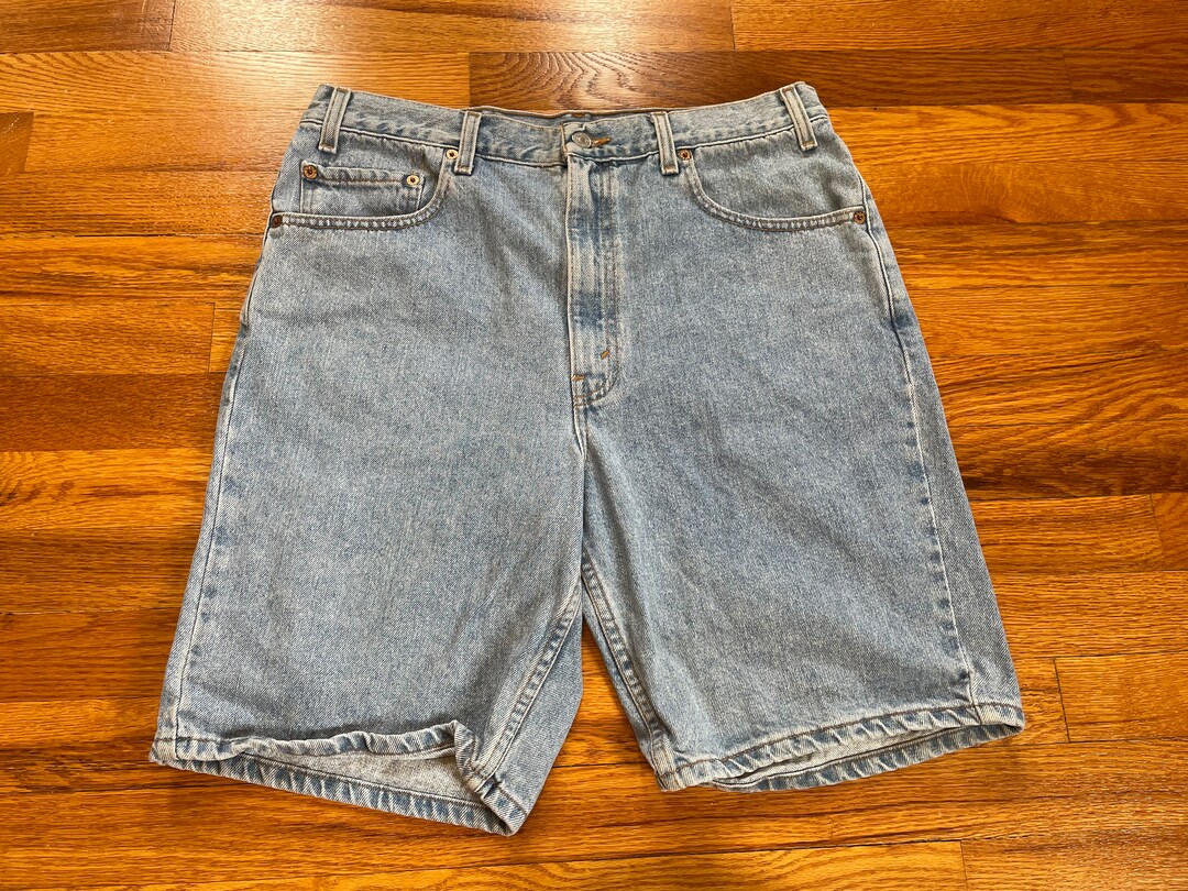 90s Levis Jorts Jean Shorts 505 Rare Vintage Size 36 Classic Denim Y2K ...