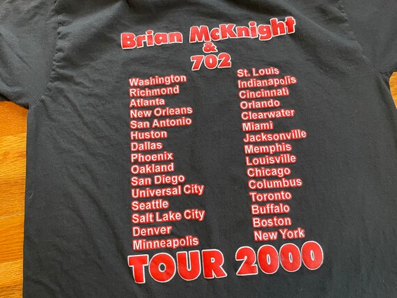 Vintage Brian McKnight T-shirt, 90s Old School Tour T… - Gem